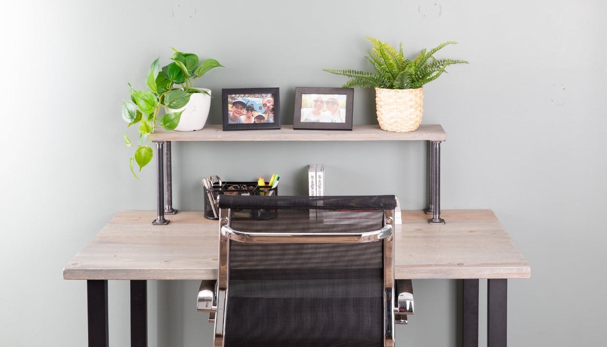 Designing a Productive Home Office with Pipe Desks and Storage — PIPE DECOR