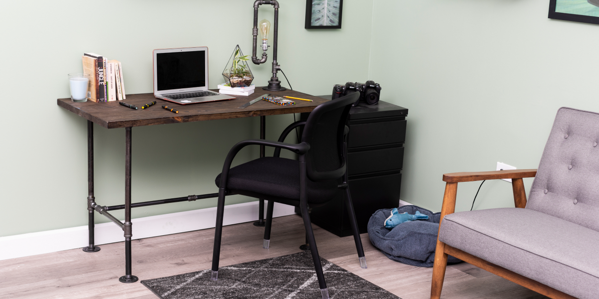 Industrial Desk with Storage: Combining Style and Functionality — PIPE ...