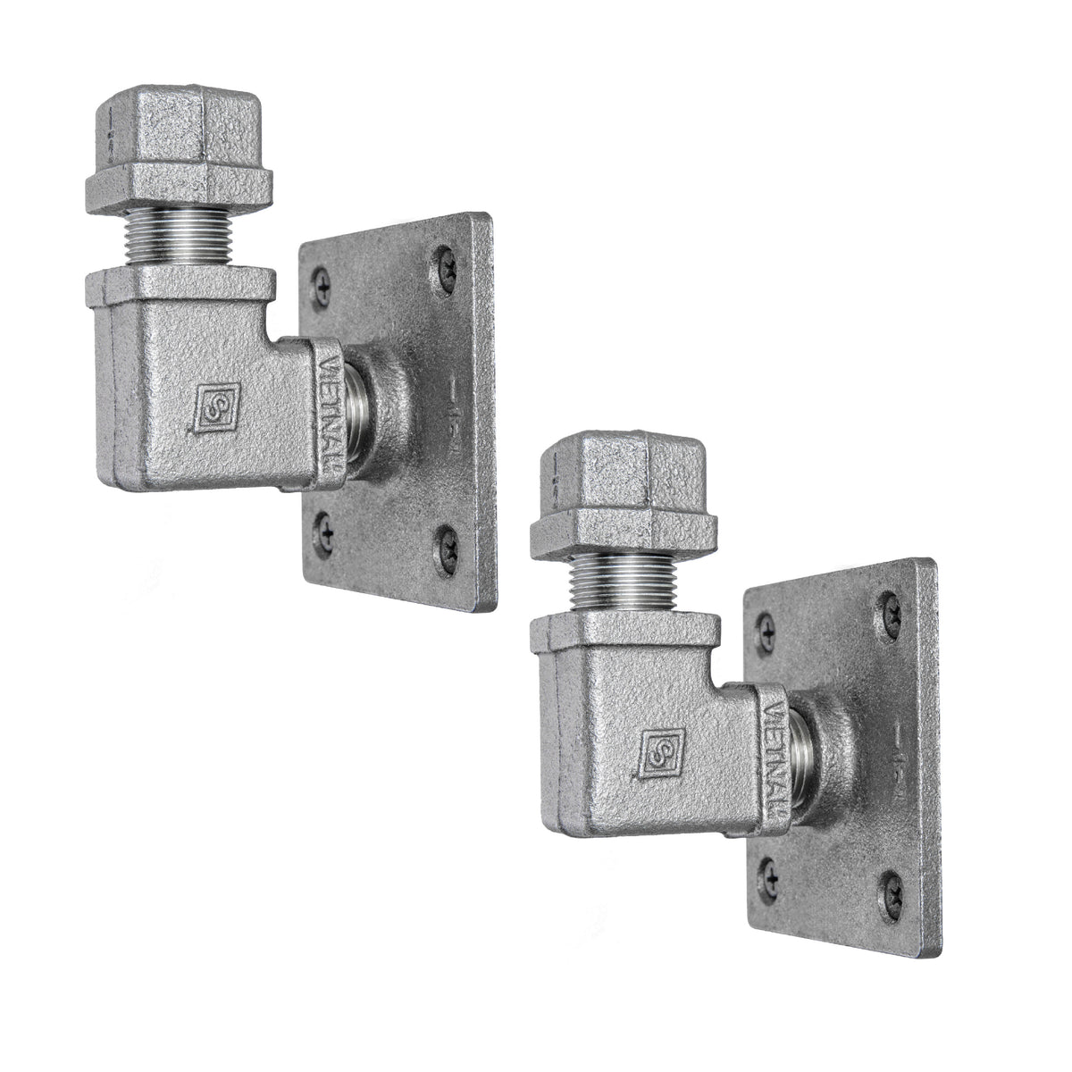 90 Degree Square Elbow Wall Hook Kit (2 Pack) — PIPE DECOR