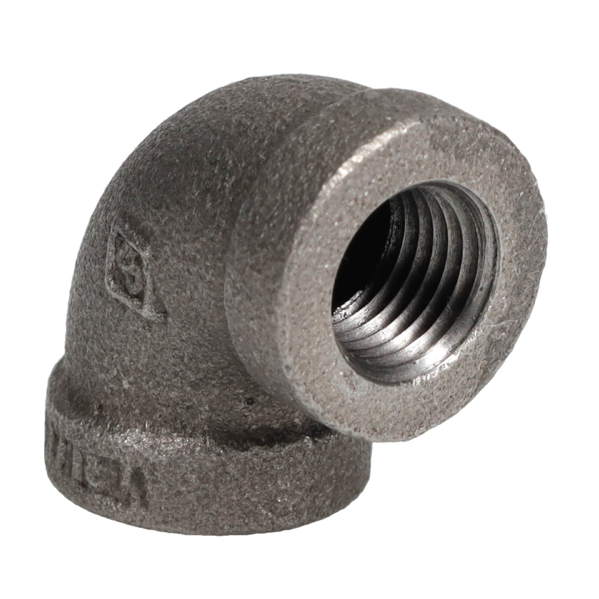 1/8 in. Black 90 Degree Elbow — PIPE DECOR