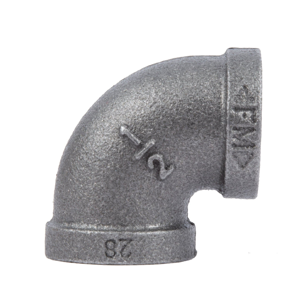 1/2 in. Black 90 Degree Elbow — PIPE DECOR