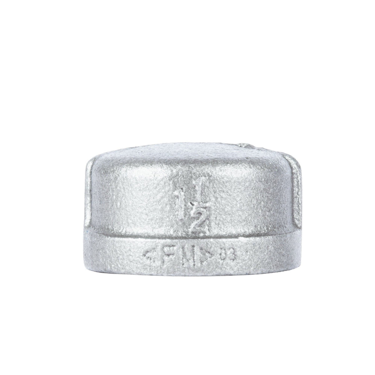 1 1/2 in. Galvanized Iron Cap — PIPE DECOR