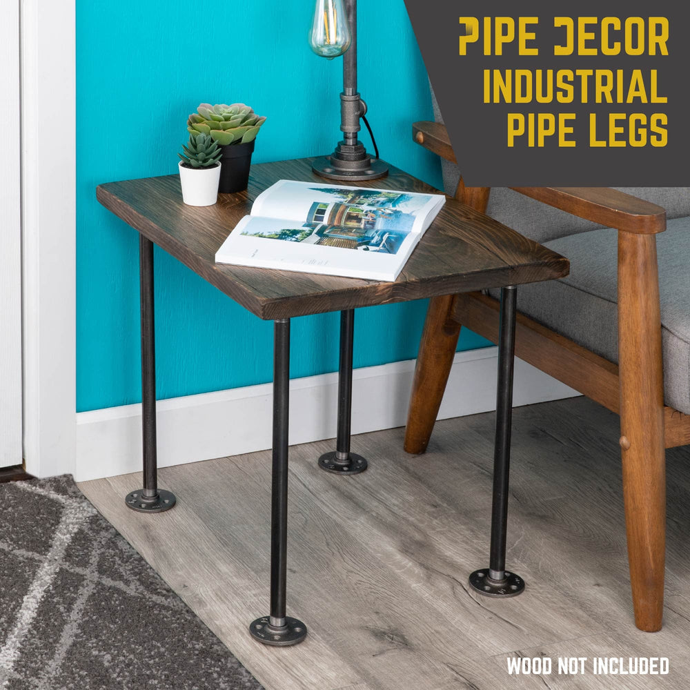 Pipe Table Legs | PIPE DECOR | Black Pipe Tables