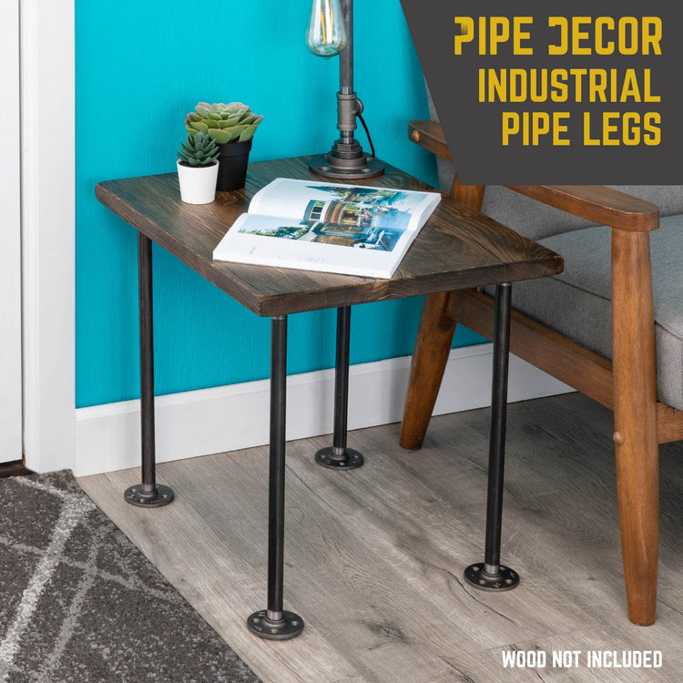 Pipe Table Legs | PIPE DECOR | Black Pipe Tables
