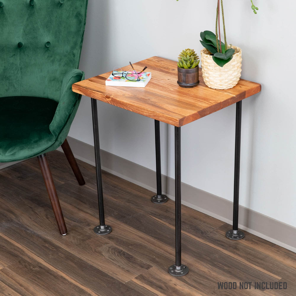 Pipe Table Legs | PIPE DECOR | Black Pipe Tables
