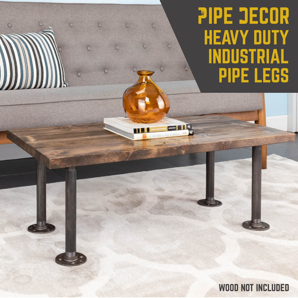 Pipe Table Legs | PIPE DECOR | Black Pipe Tables
