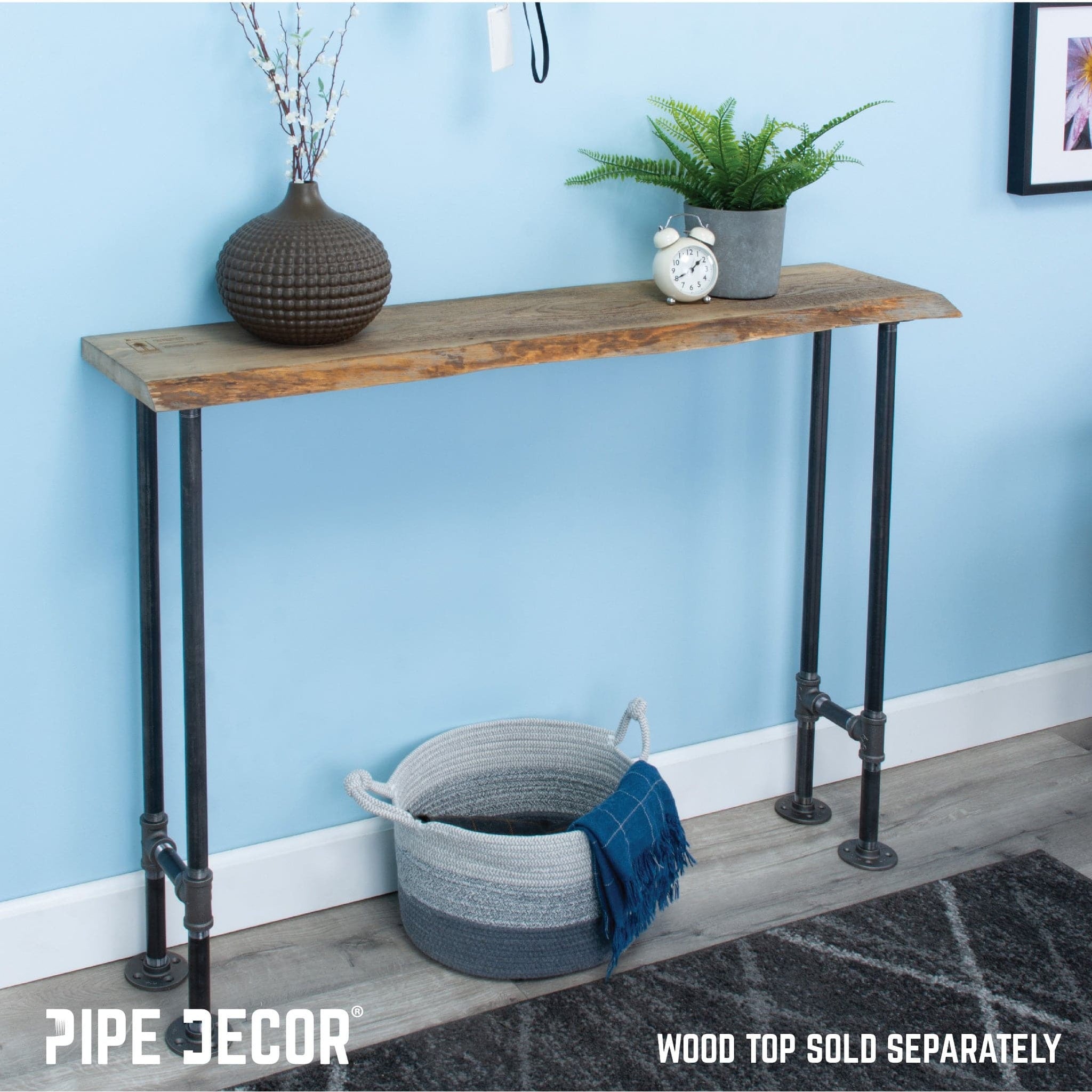 Pipe Table Legs | PIPE DECOR | Black Pipe Tables