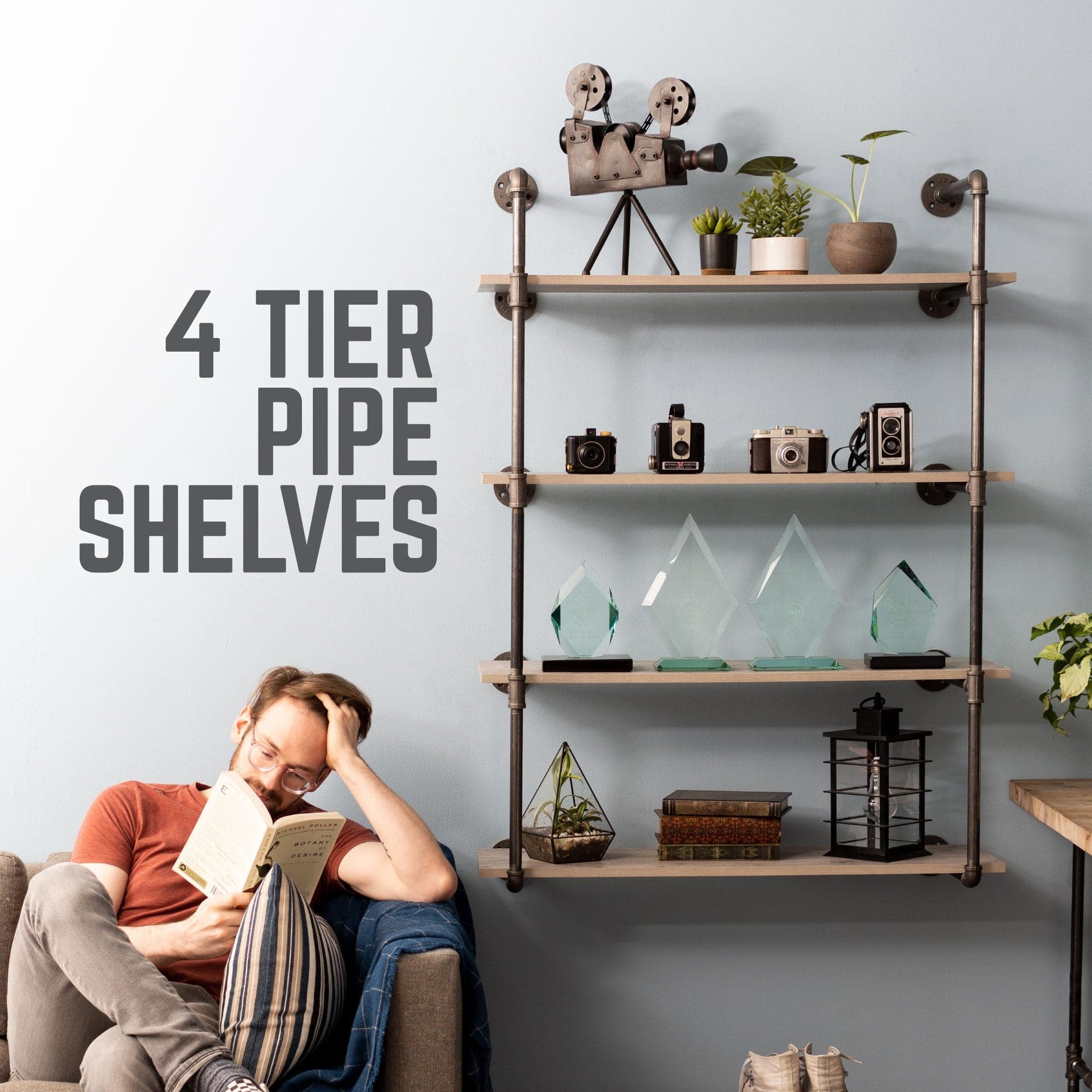 SHELVES — PIPE DECOR