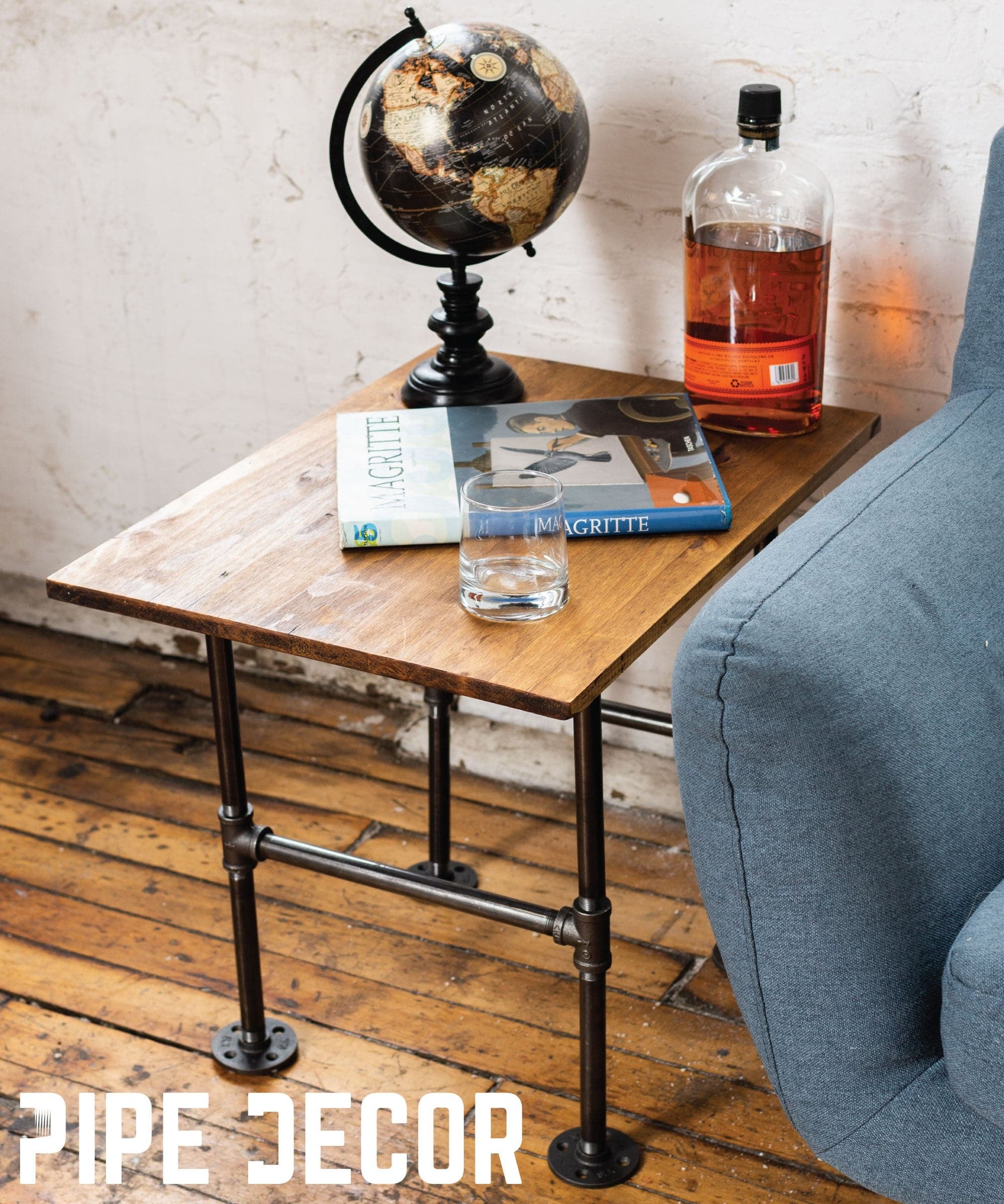 Pipe Table Legs | PIPE DECOR | Black Pipe Tables