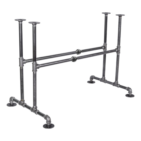Bridge Kitchen Table | Authentic Steel Pipe | PIPE DECOR