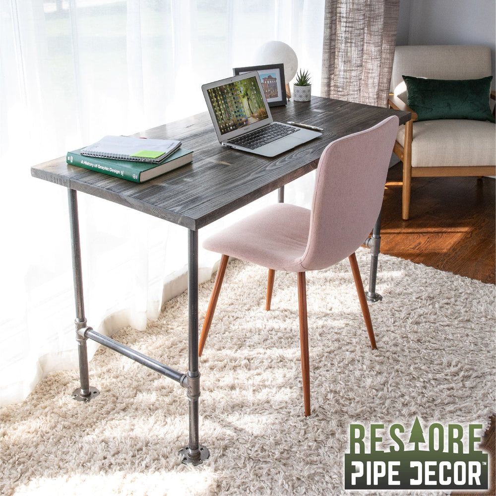 DIY Pipe Desks | PIPE DECOR | Industrial Pipe Desks