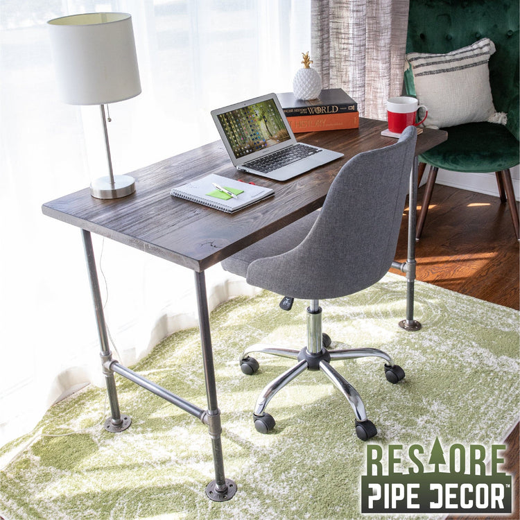 DIY Pipe Desks | PIPE DECOR | Industrial Pipe Desks