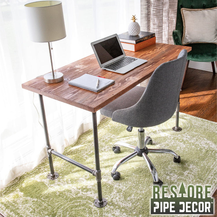 DIY Pipe Desks | PIPE DECOR | Industrial Pipe Desks
