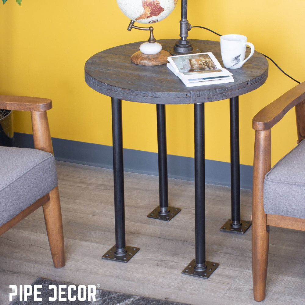 Pipe Table Legs | PIPE DECOR | Black Pipe Tables