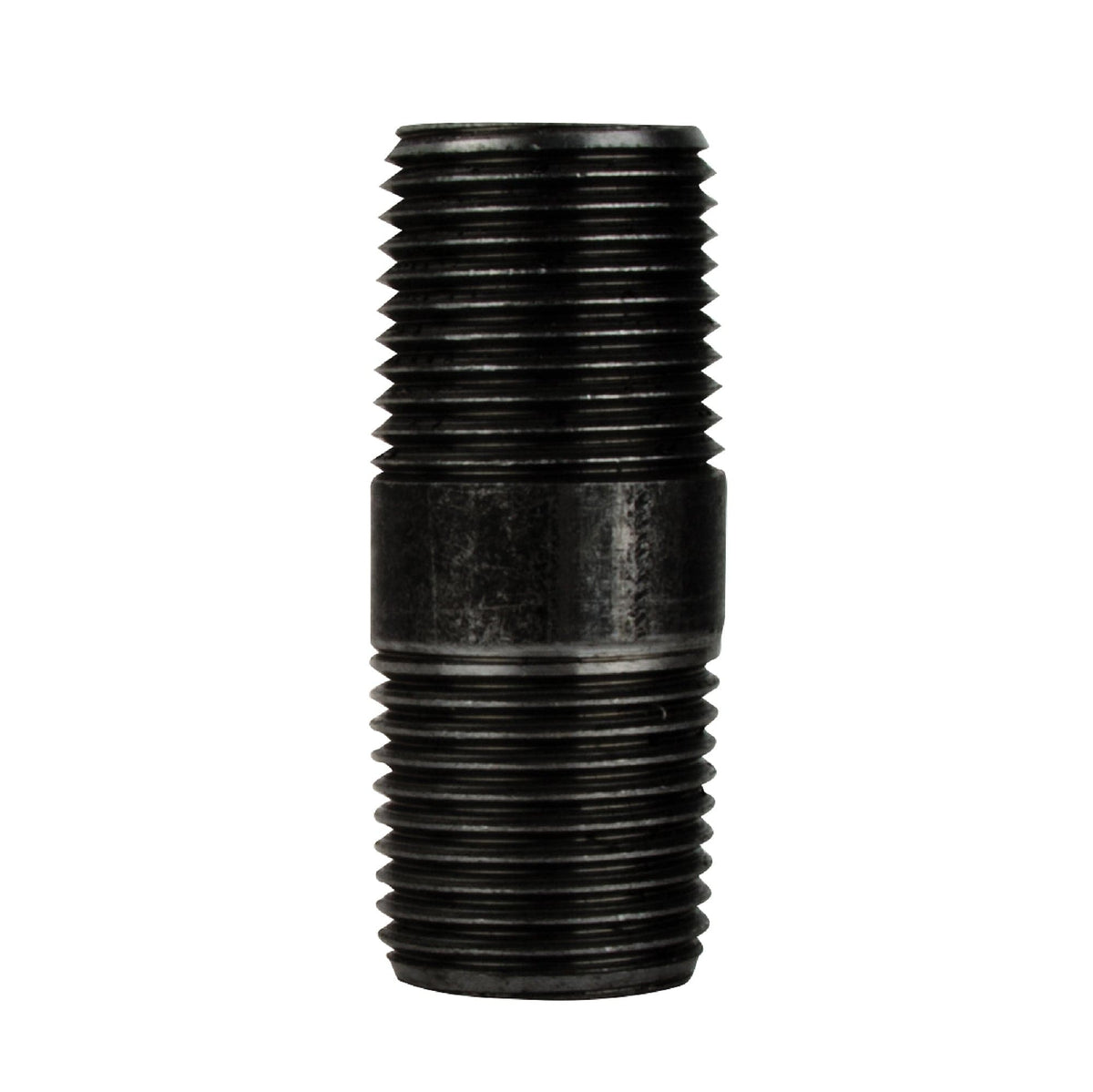 1/2 in. x 2 in. Prefinished Matte Black Pipe — PIPE DECOR