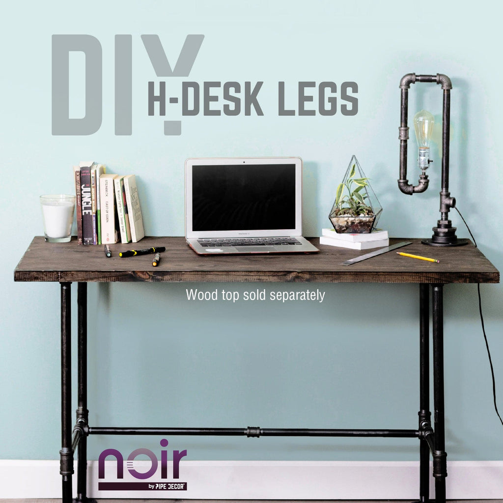 DIY Pipe Desks | PIPE DECOR | Industrial Pipe Desks